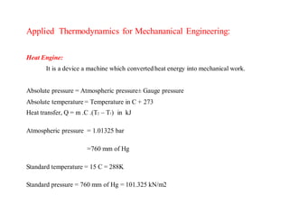 Thermodynamics Formulas by Thanga | DOCX | Physics | Science