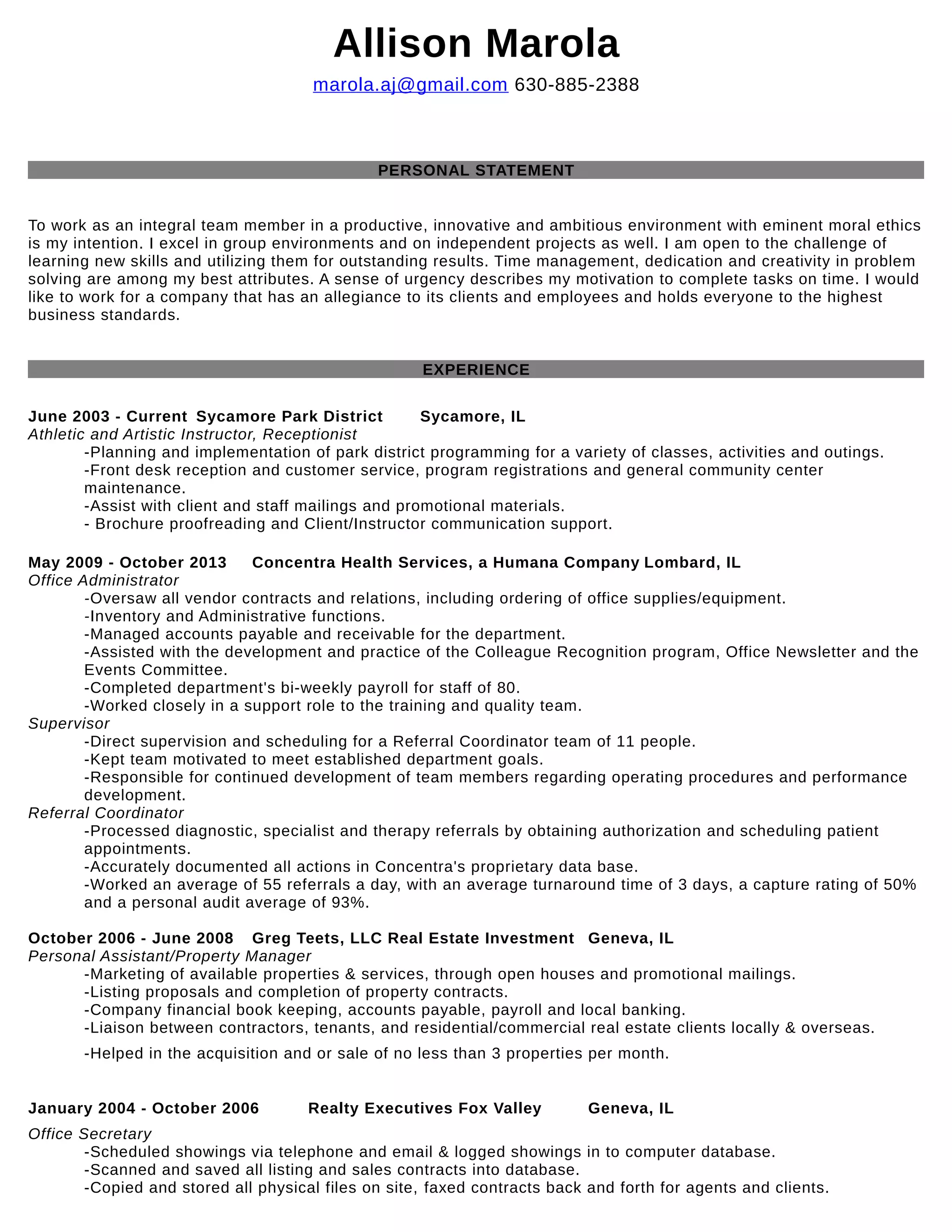 Allison Marola Resume(1) | RTF