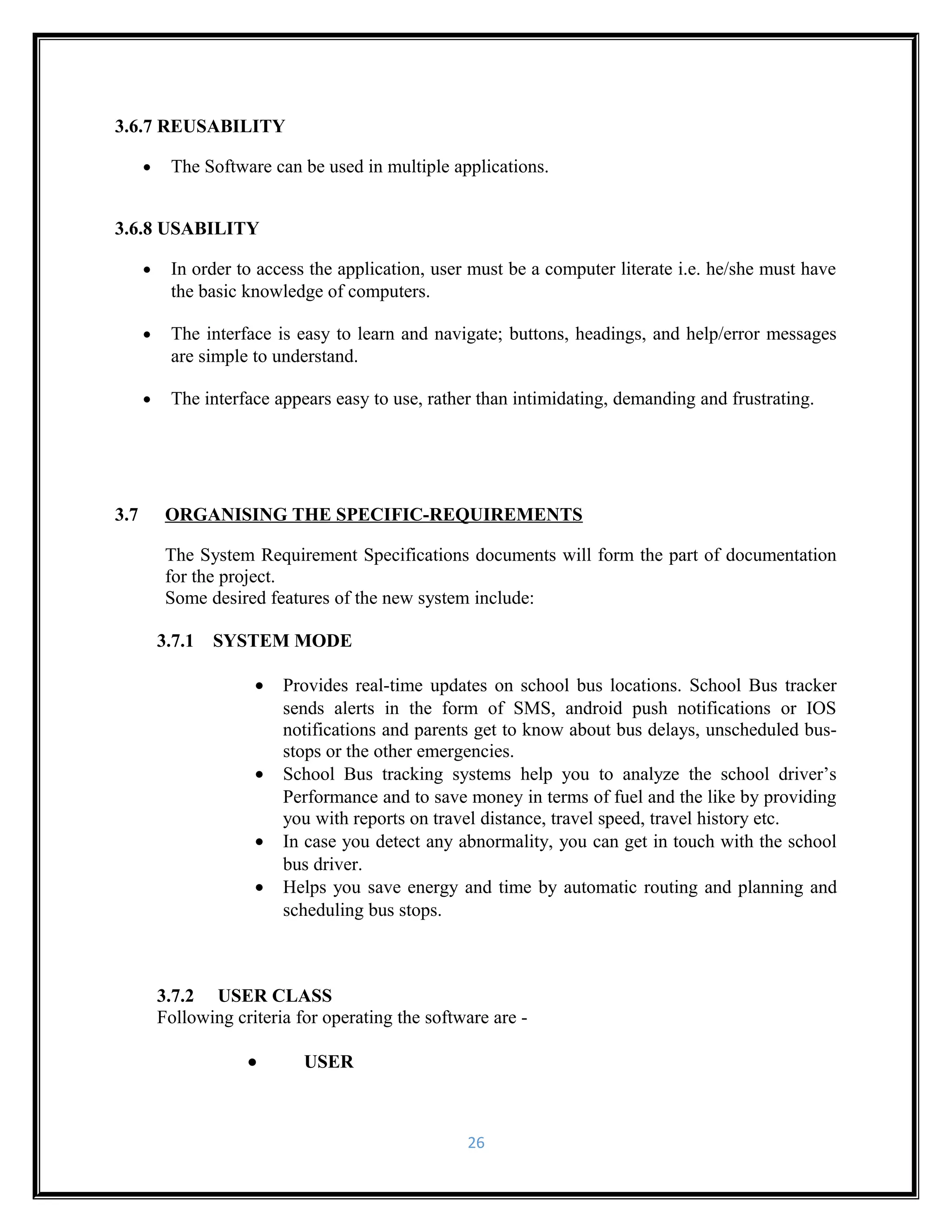 SCHOOL BUS ROUTING MANAGEMENT SYSTEM [FINAL] | DOC