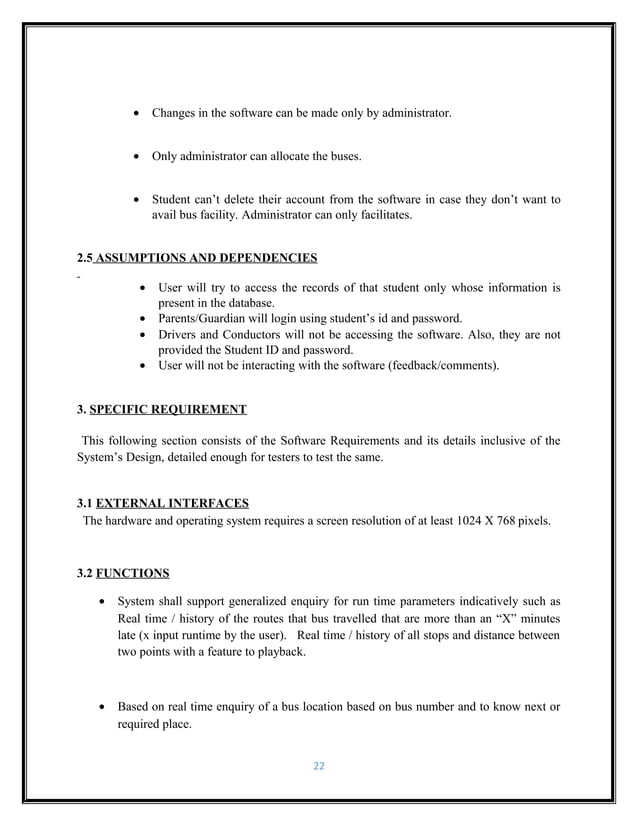 SCHOOL BUS ROUTING MANAGEMENT SYSTEM [FINAL] | DOC | Databases ...