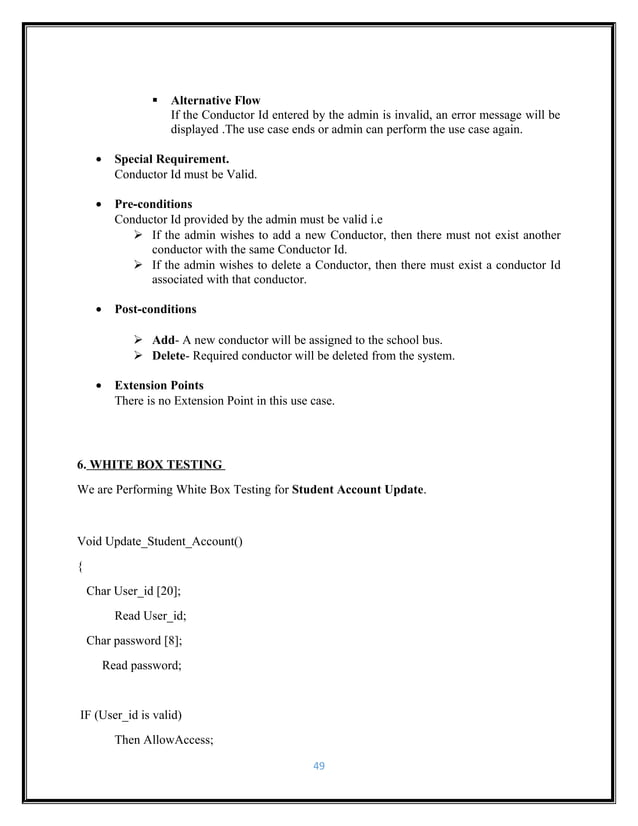 SCHOOL BUS ROUTING MANAGEMENT SYSTEM [FINAL] | DOC | Databases ...