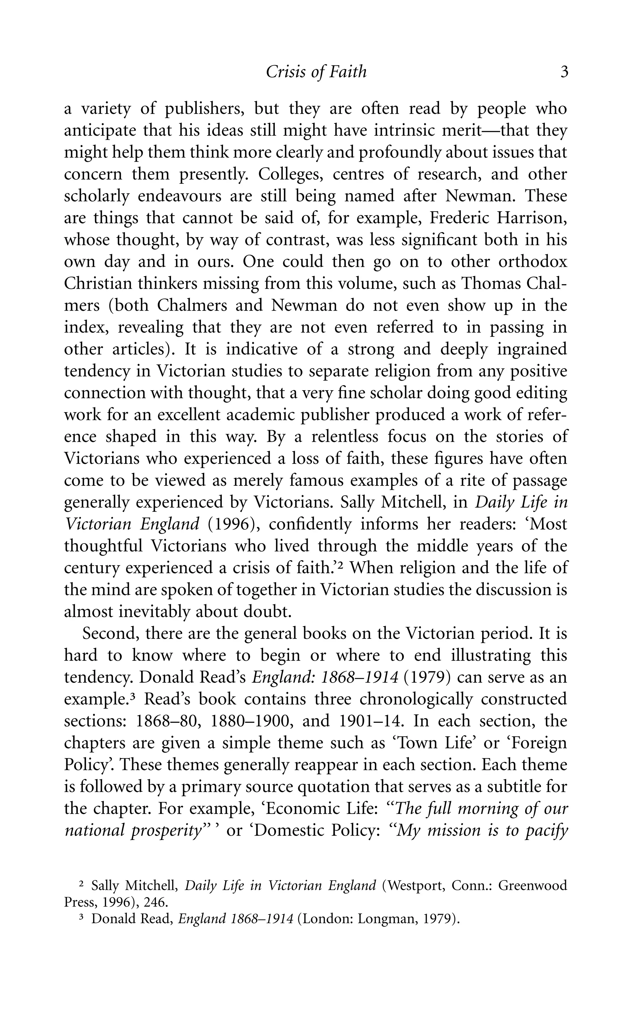 Crisis Of Doubt Honest Faith In Nineteenthcentury England Timothy ...
