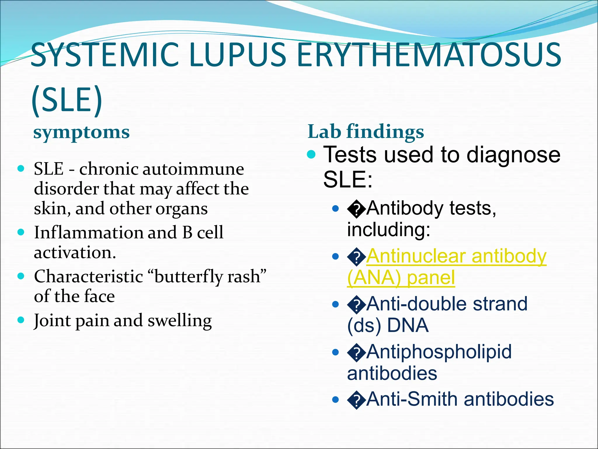 auto immune disorders basic information and lab testing | PPT