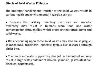 chapter 1 Solid waste management environmental Engineering | PPT