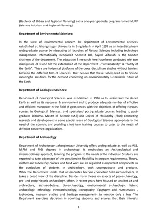 Current GIS Research Trends in Jahangirnagar University | DOCX