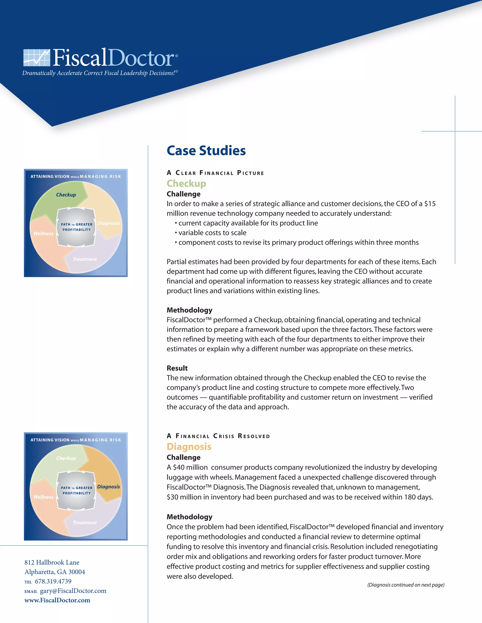 FiscalDoctor Case Studies | PDF