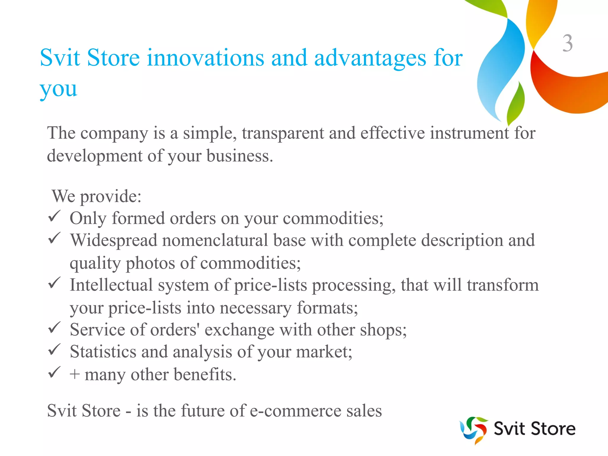 Svit Store. Presentation | PDF