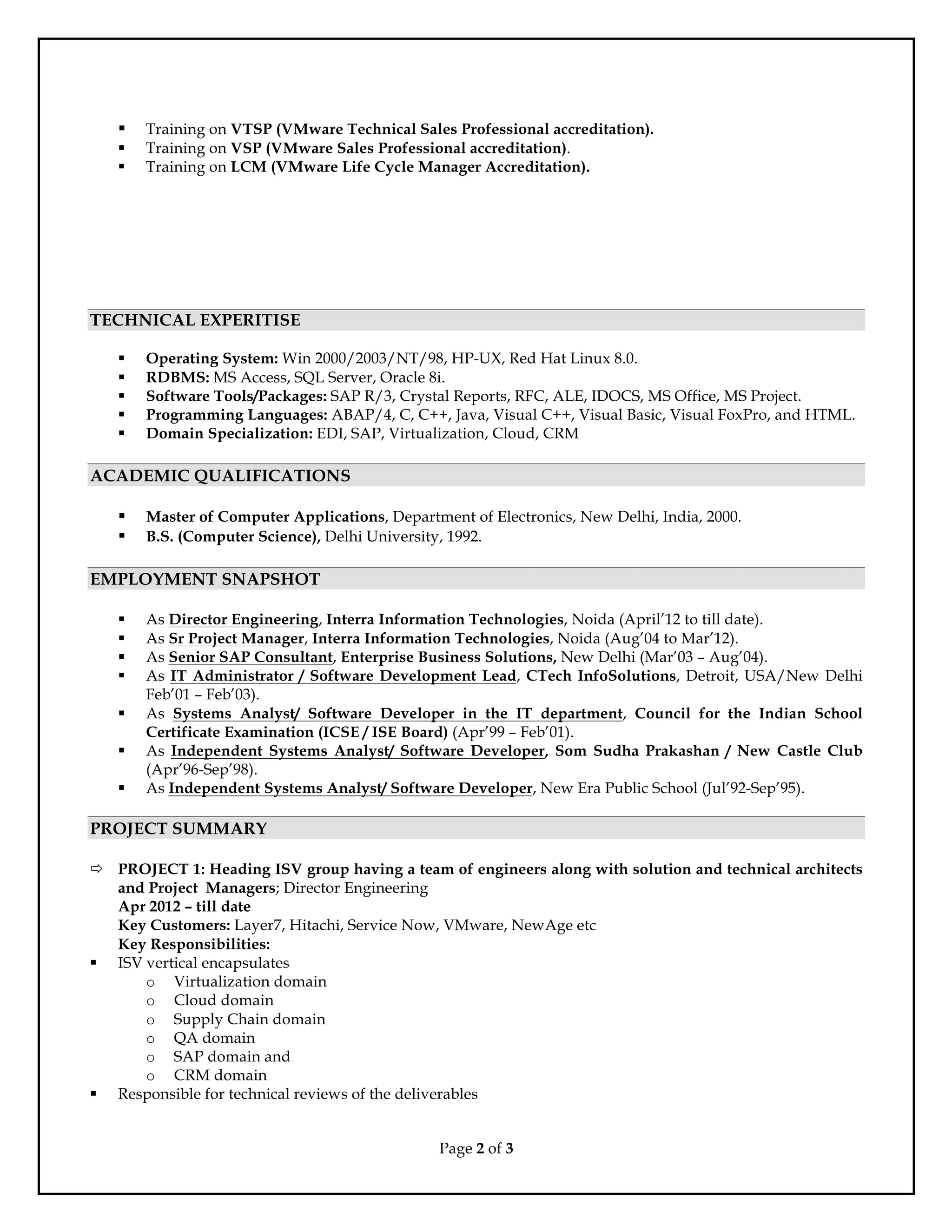 Resume-Preeti Kanwar2015 | PDF