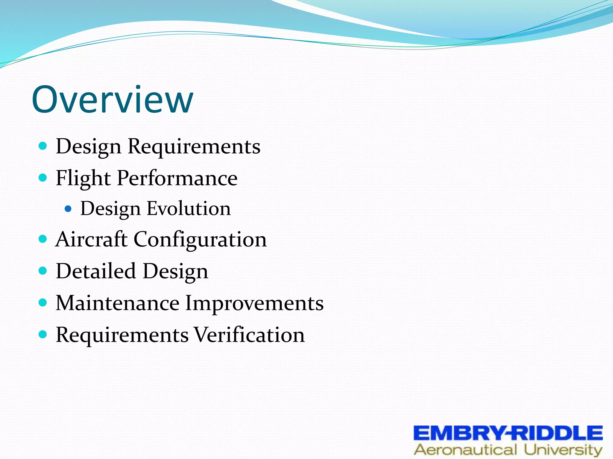 Passenger Transport Aircraft Concept Design-Final | PPT