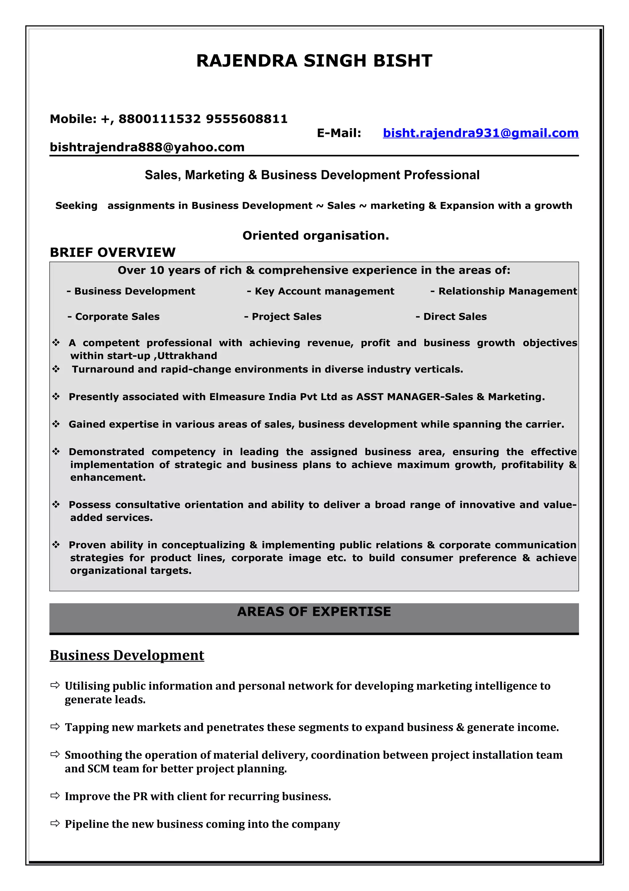 Rajendra updated CV | PDF