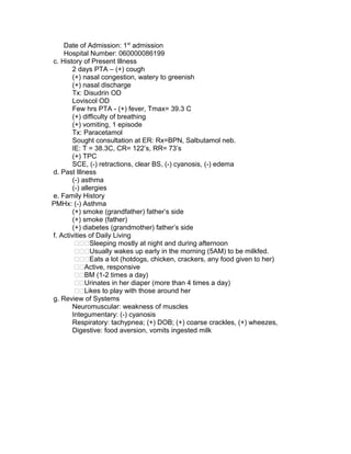 87760496 case-study-pneumonia | DOC