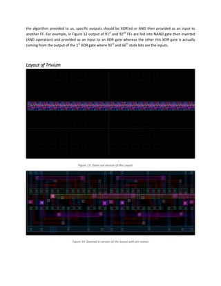 Trivium Cipher Design | PDF