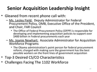 CS & CO Roles & Responsibilities US FDA Presentatioin - Scott Rawls | PPT