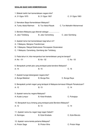 87890167 soalan-quiz-hari-kemerdekaan | DOC
