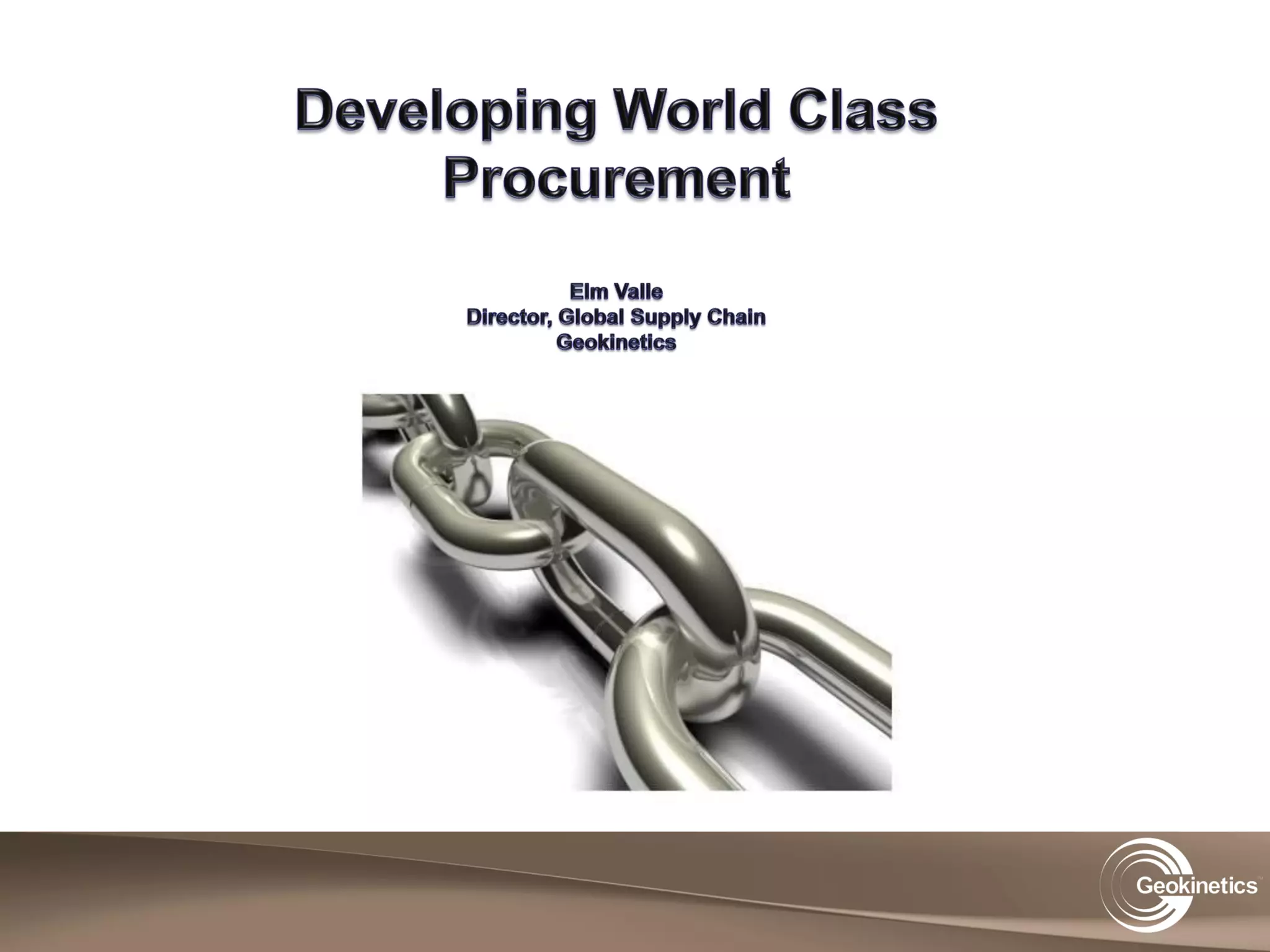 World Class Procurement | PDF