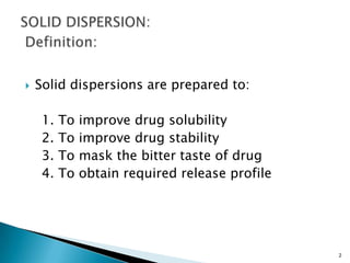 solid dispersion-polymorphism | PPT | Pharmaceutical Drugs | Medical Health