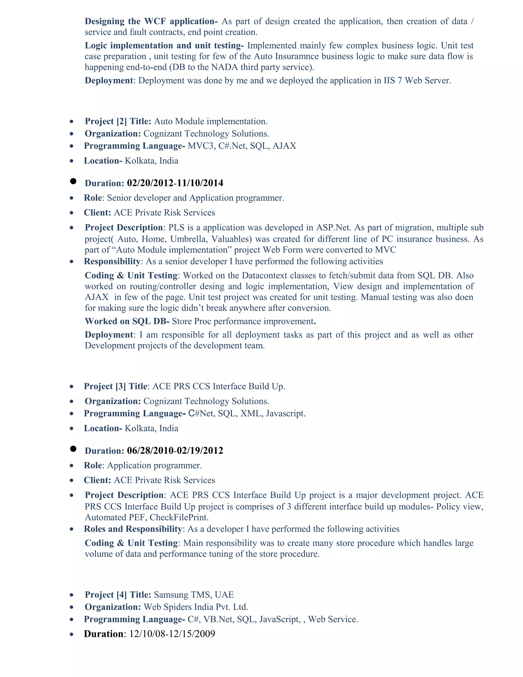 SadikulIslamDotNetResume | PDF