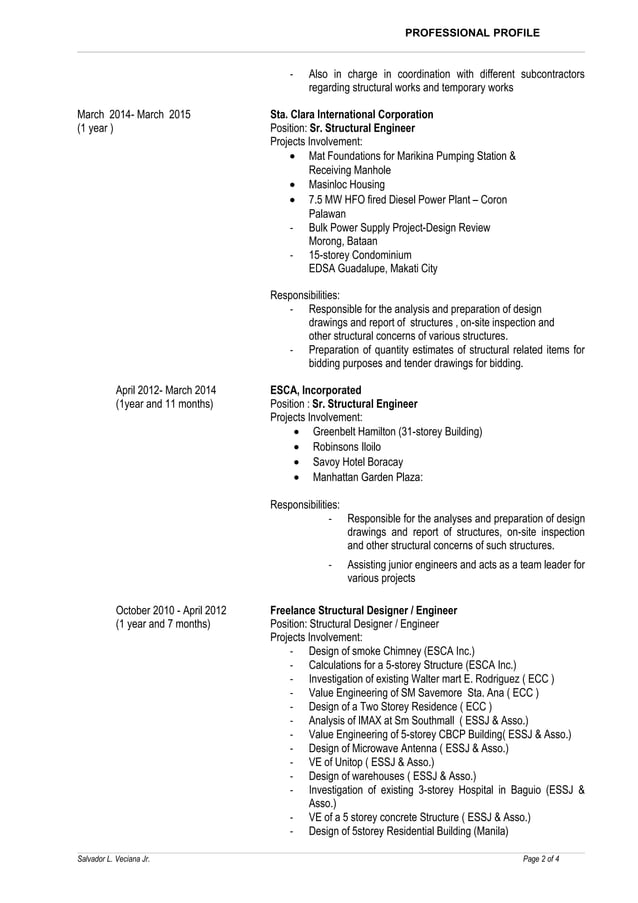 SALVADOR VECIANA JR (updated) | PDF