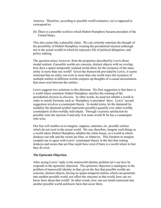 The Problems of Modal Realism | PDF