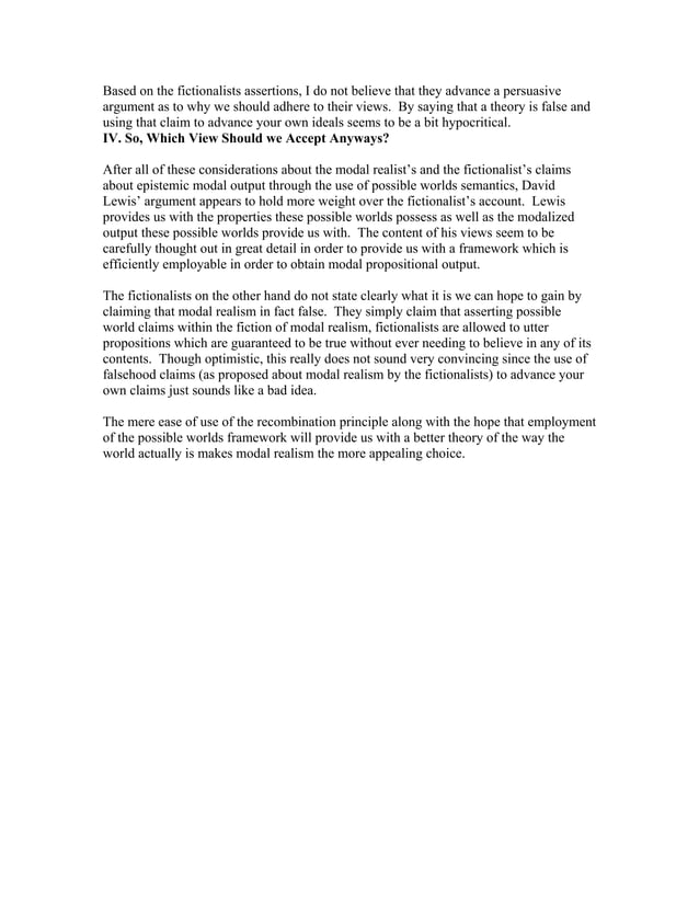 The Problems of Modal Realism | PDF