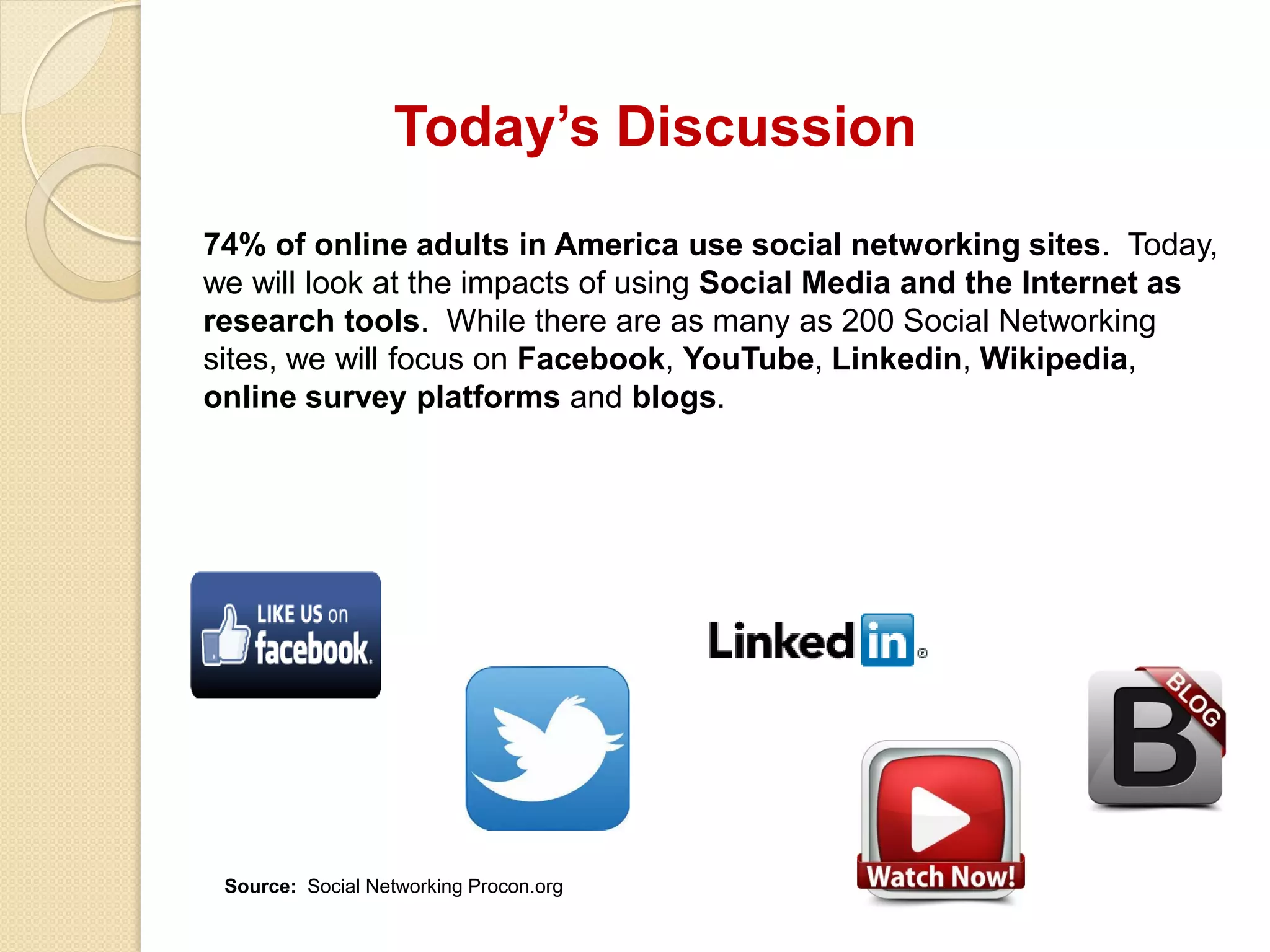 Social Media and Academia2015 | PDF