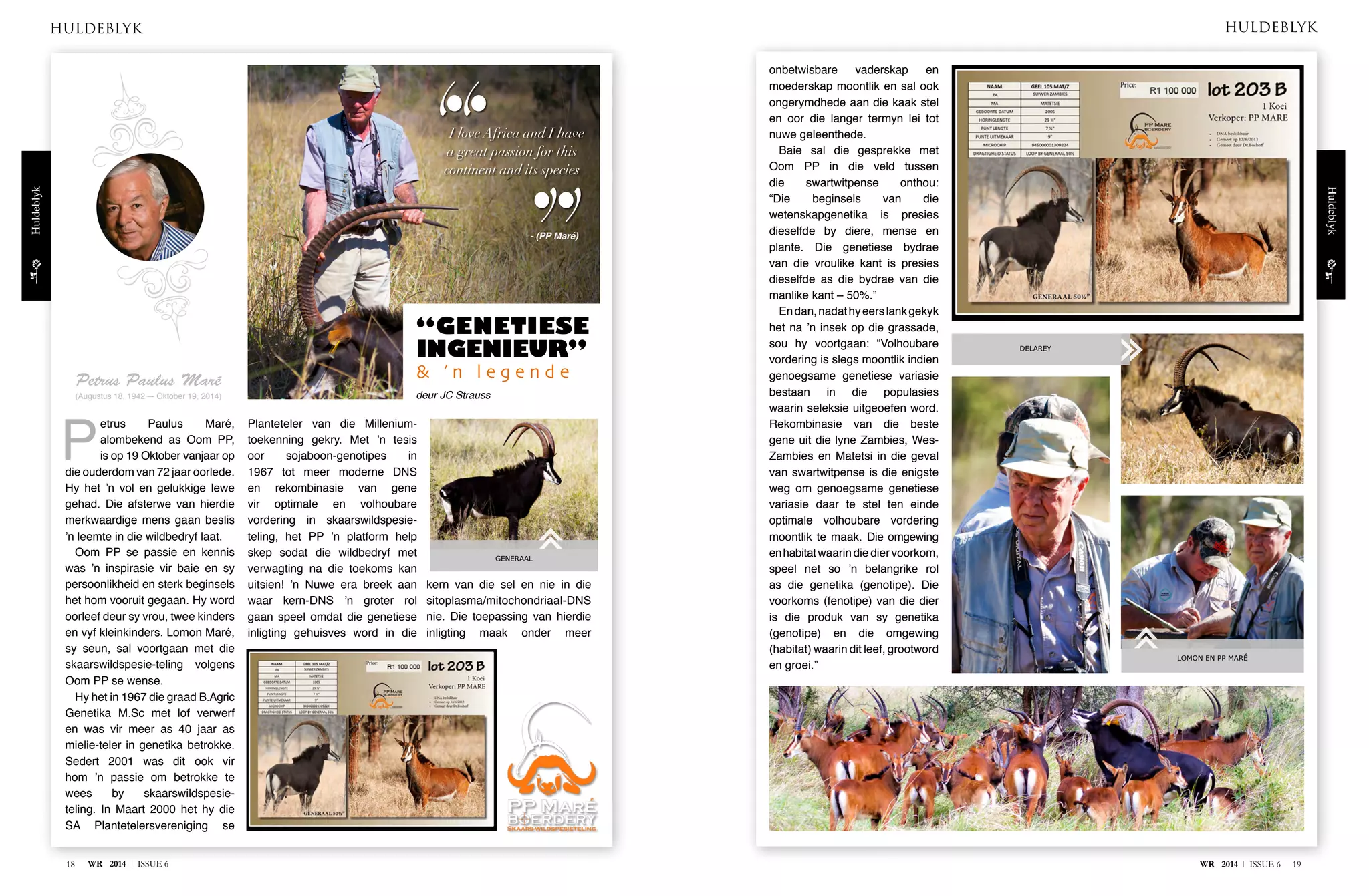 Huldeblyk aan PP Mare - deur JC Strauss | PDF