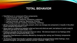 Theories of Addiction-Choice Theory PowerPoint | PPTX