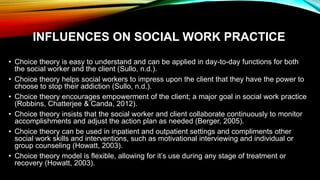 Theories of Addiction-Choice Theory PowerPoint | PPTX