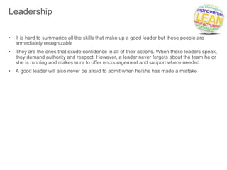 Qualities of a Great Program Manager | PPTX