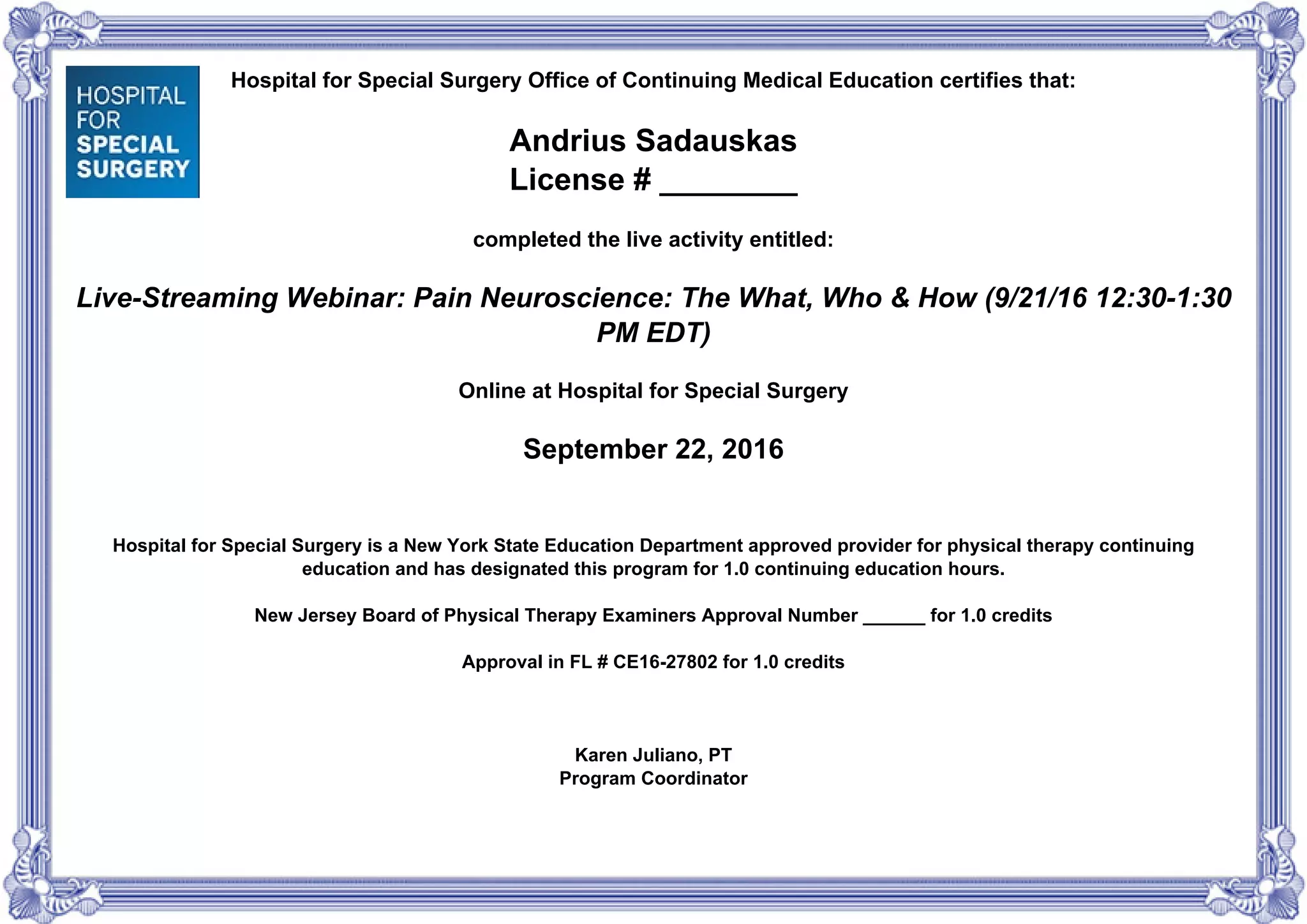 pain neuroscience_the what, who and howcertificate | PDF