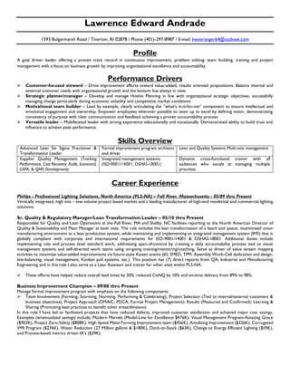 Lawrence Edward Andrade June 2016 Resume | PDF