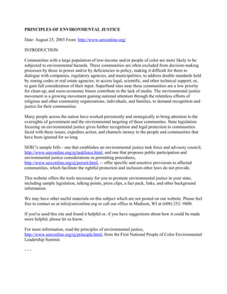 SERC_Principles_of_Environmental_Justice-4 | PDF