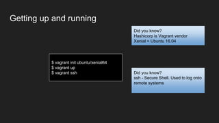 Vagrant 101 Workshop | PPTX | Operating Systems | Computer Software and Applications