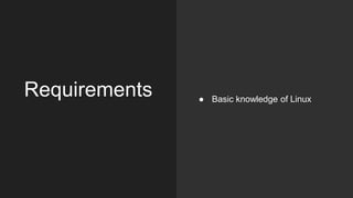 Vagrant 101 Workshop | PPTX | Operating Systems | Computer Software and Applications