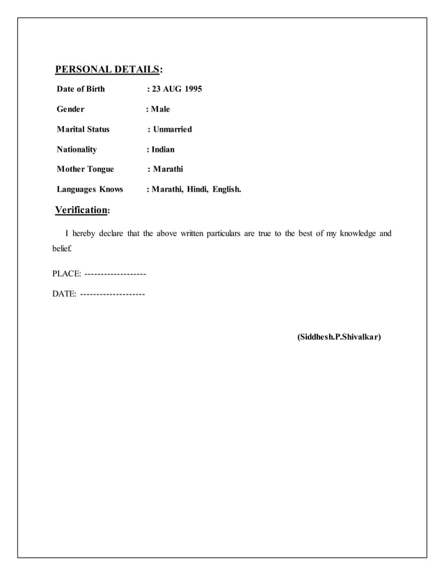 siddhesh cv | DOCX