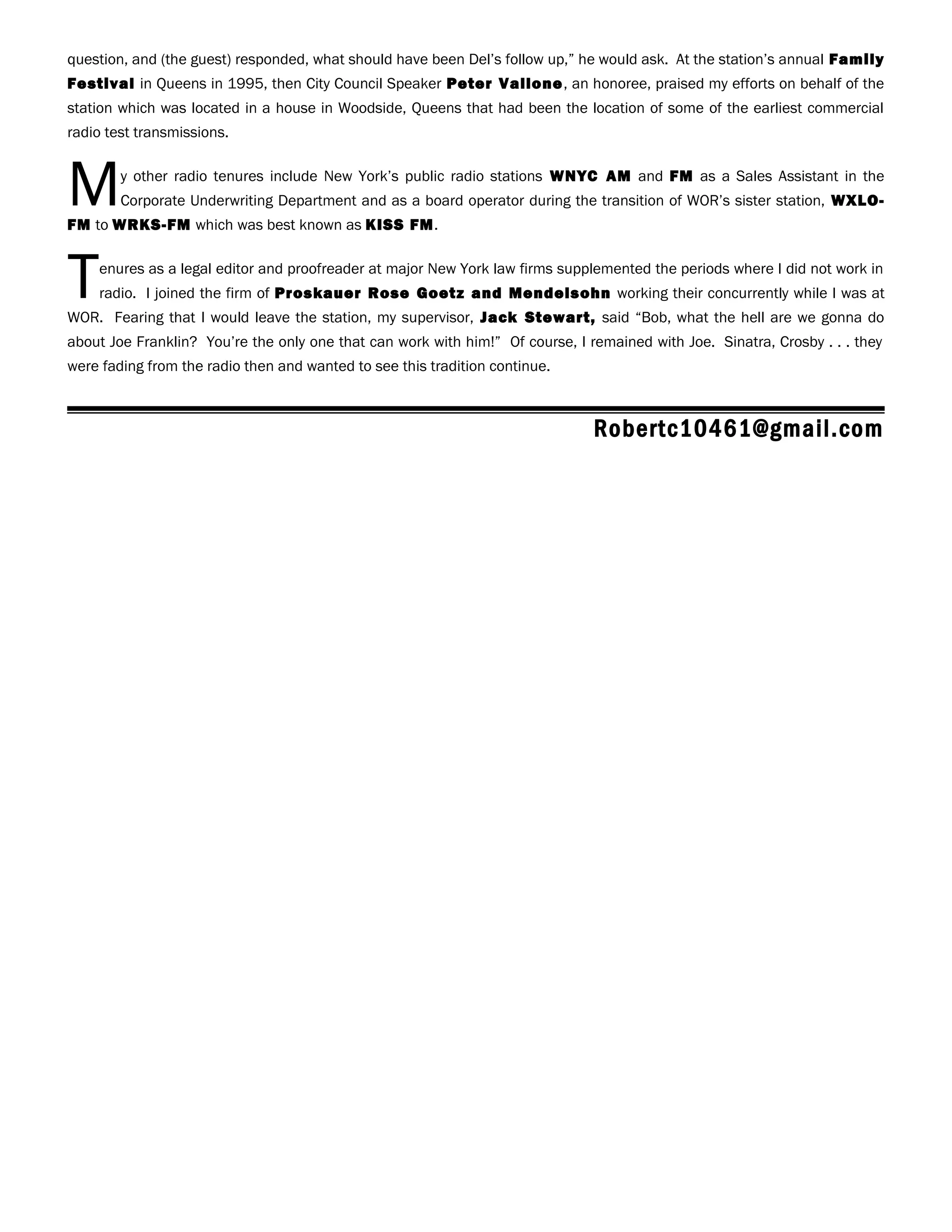 ROBERT S CIULLA BIOGRAPHY | DOC