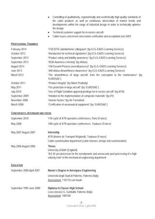 CV_Lydia Meli | PDF