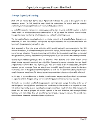 Capacity Management Process Handbook | PDF