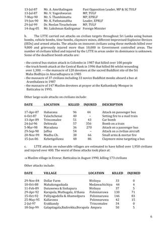 THE LIBERATION TIGERS LTTE AT A GLANCE | PDF