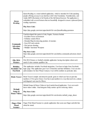 Mudassar Ahmed CV | DOCX