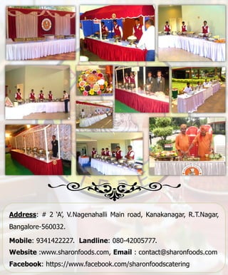 Sharon Foods Menu | PDF