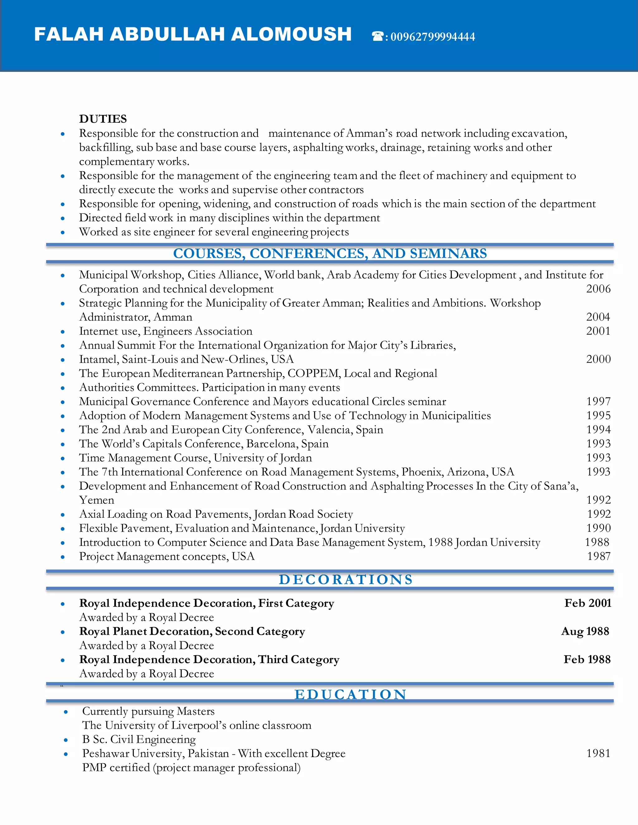 falah omoush cv new | DOCX