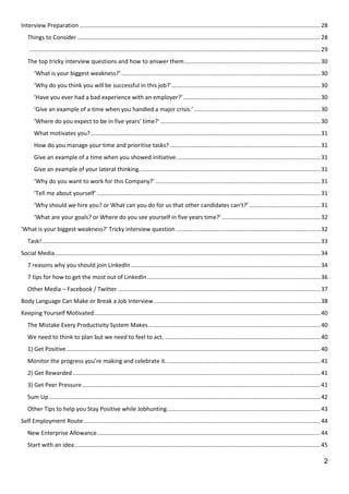 Job Club Booklet | PDF