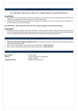 himanshu-resume | DOC