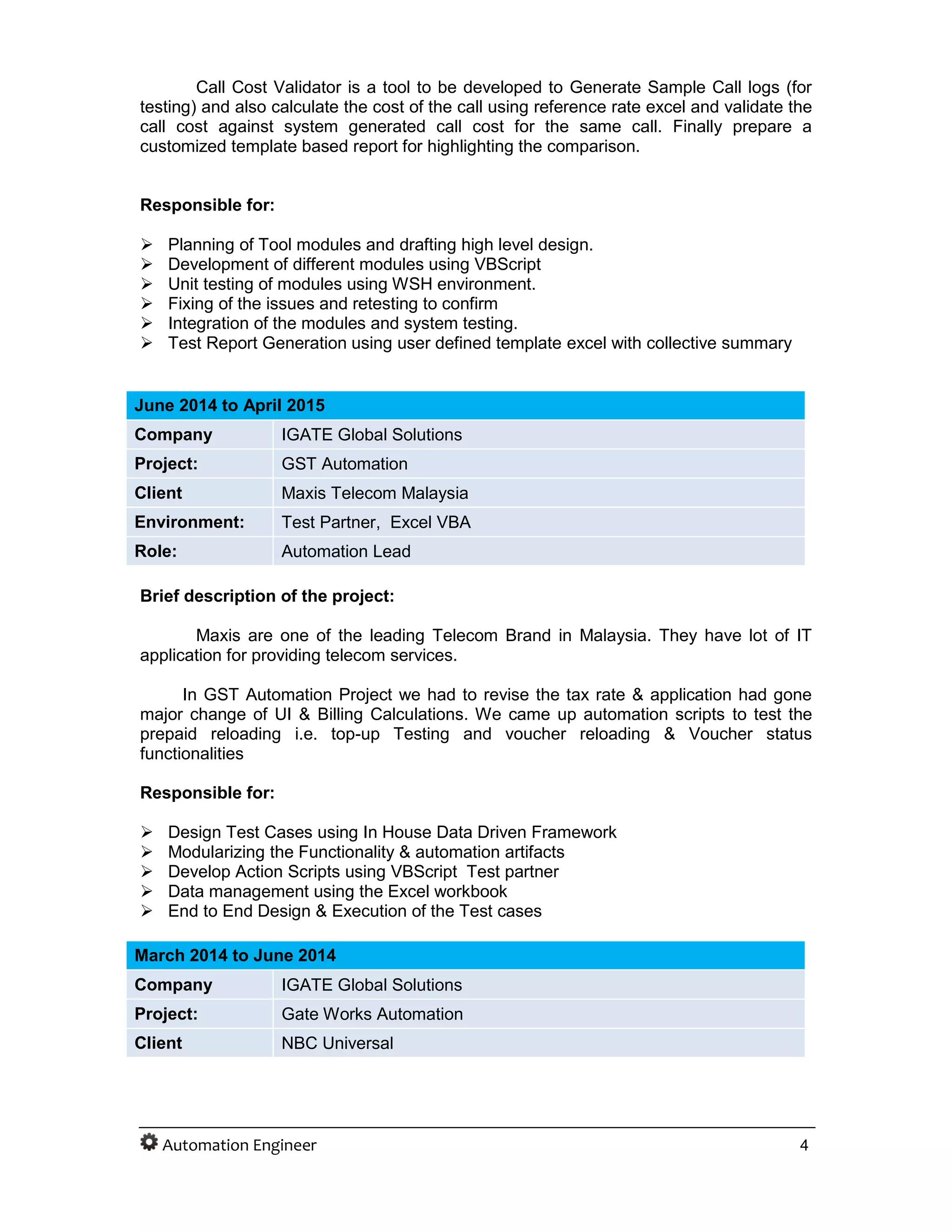 Tahir_Resume_Selenium | PDF