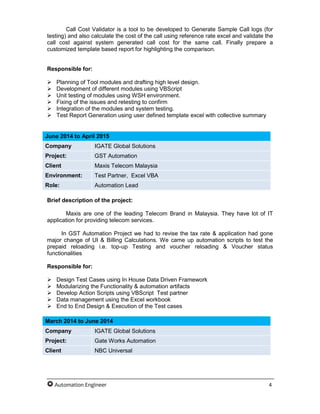 Tahir_Resume_Selenium | PDF