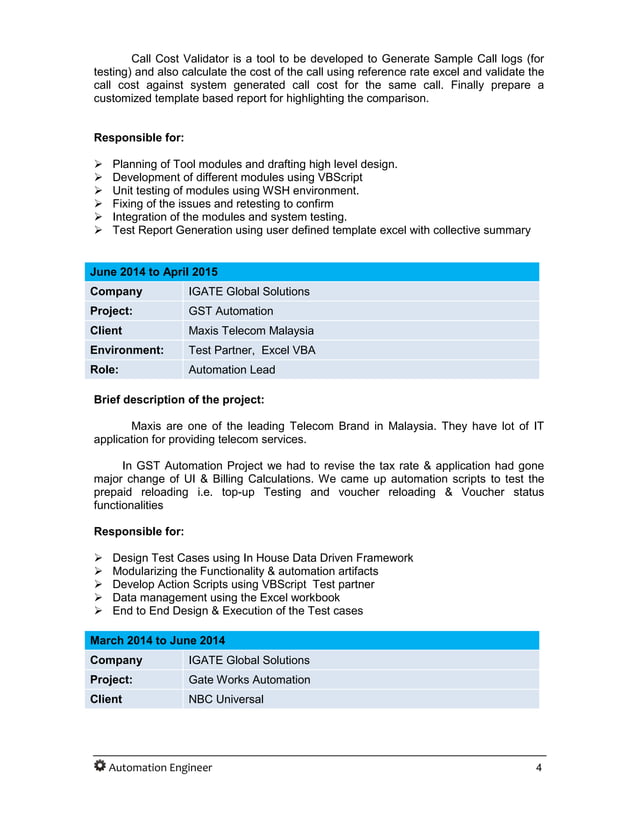 Tahir_Resume_Selenium | PDF