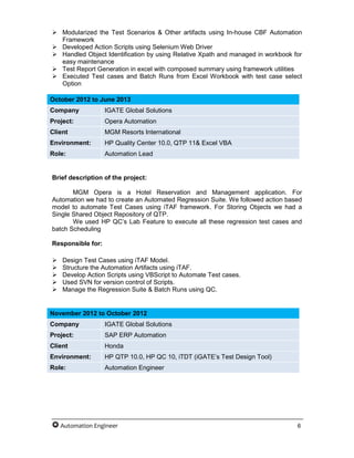 Tahir_Resume_Selenium | PDF