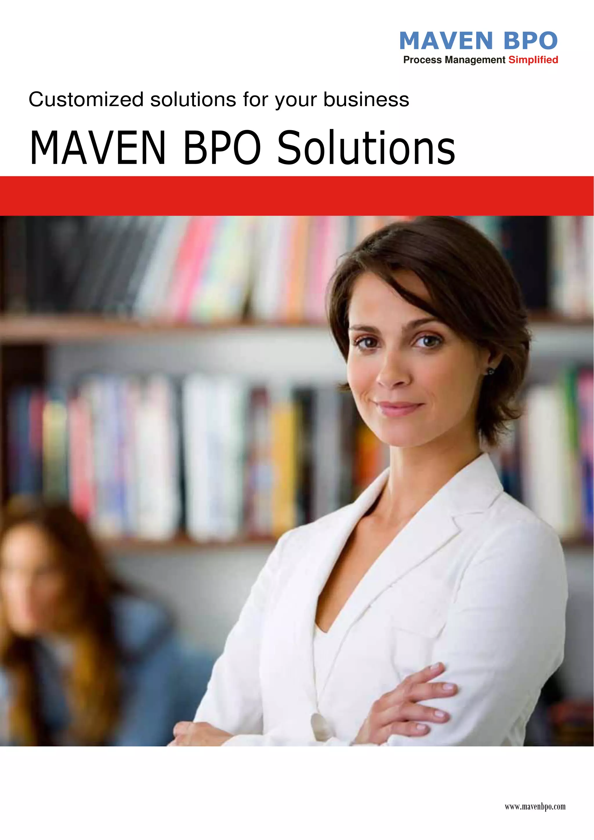 MAVEN BPO - Brochure | PDF | Information Services Industry | Industries