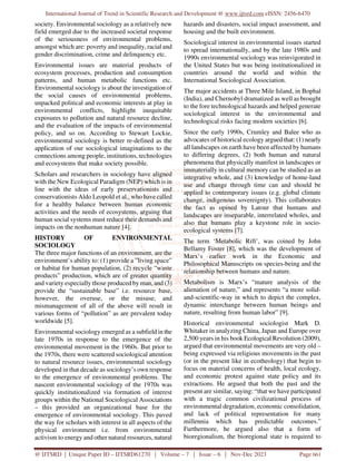 Environmental Sociology An Introduction | PDF | Environmental Services ...